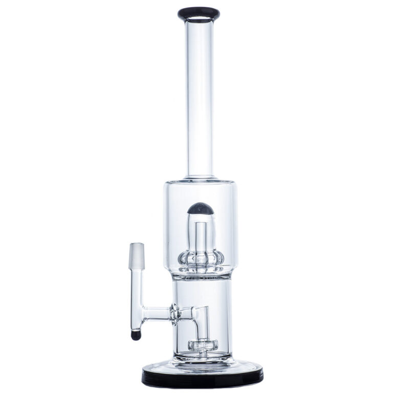 12" Disc/UFO Perc Glass Bong - Puffing Bird NZ