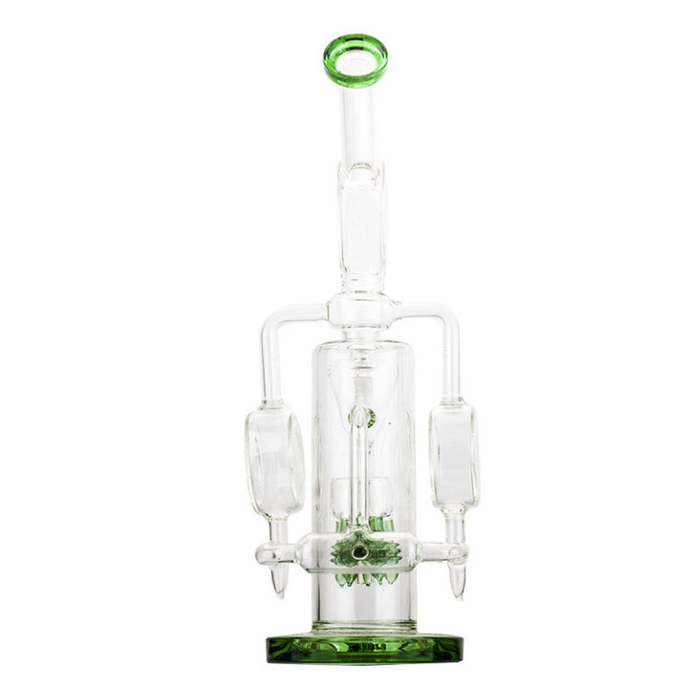 14" Gourd Perc w/ Multi Chamber Glass Bong - Puffing Bird NZ