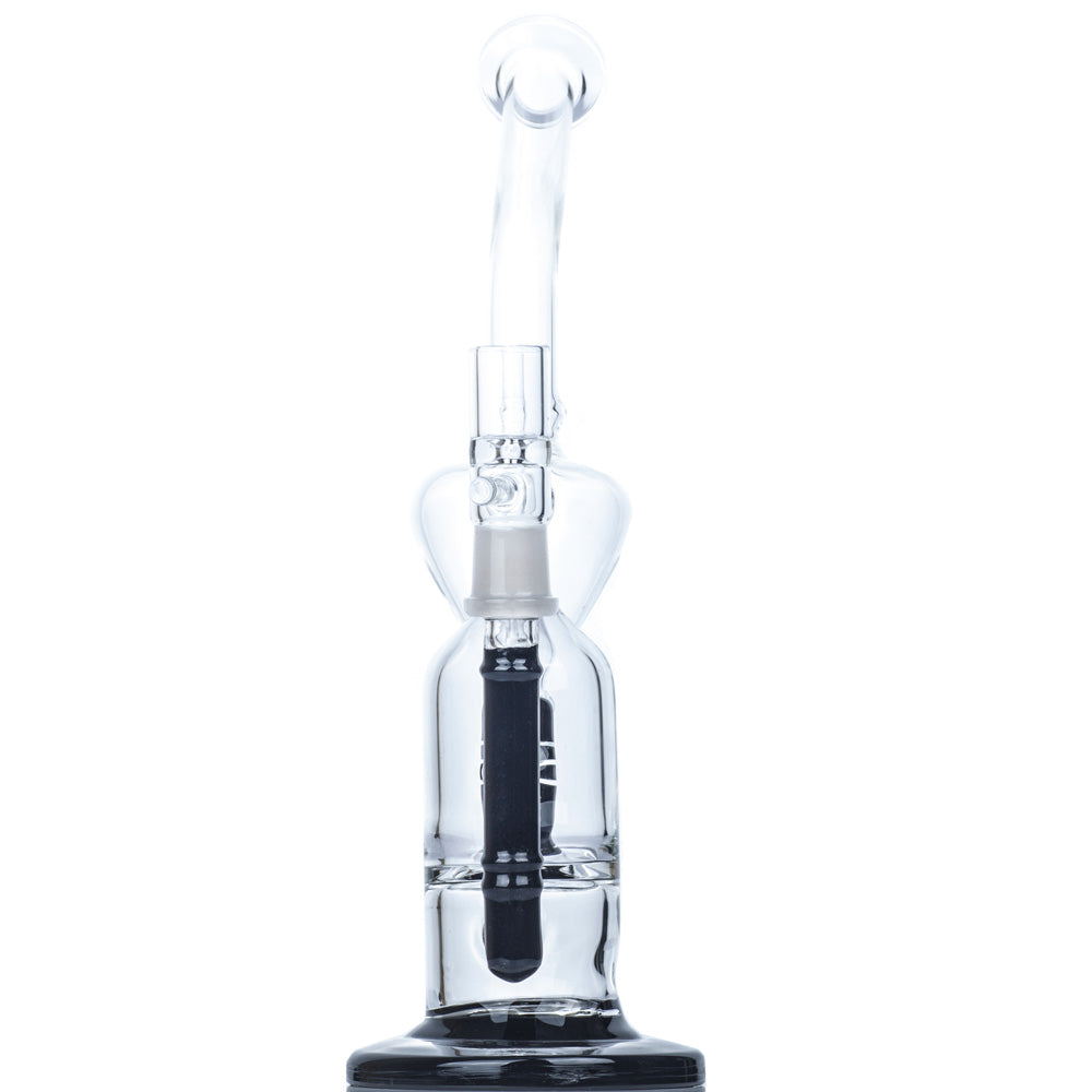 9" Dual Chamber Vortex Glass Bong - Puffing Bird NZ