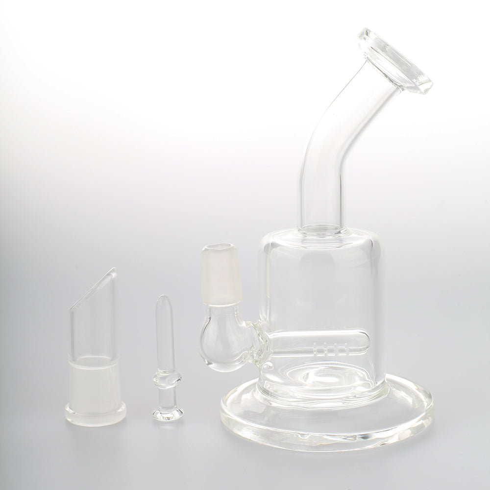 5" Mini Clear Glass Dab Rig - Puffing Bird NZ