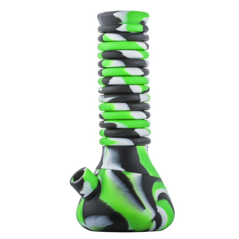 21" Silicone Collapsible Beaker Bong (Random Color) - Puffing Bird NZ